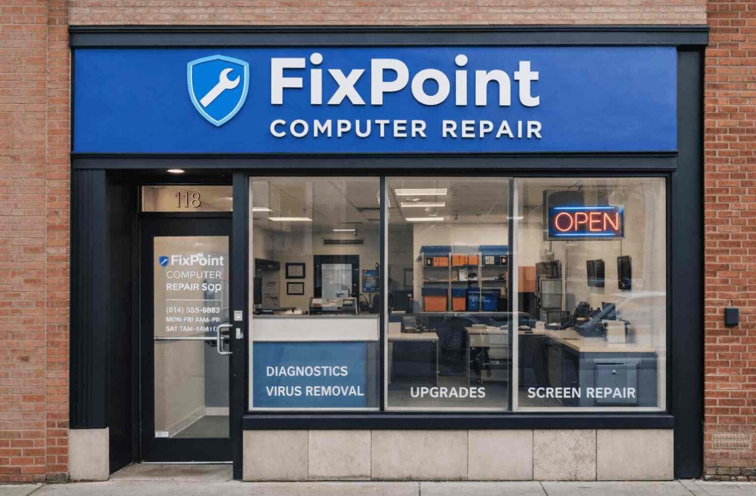 Computer Repair Business Plan Example (FixPoint Computer Repair)