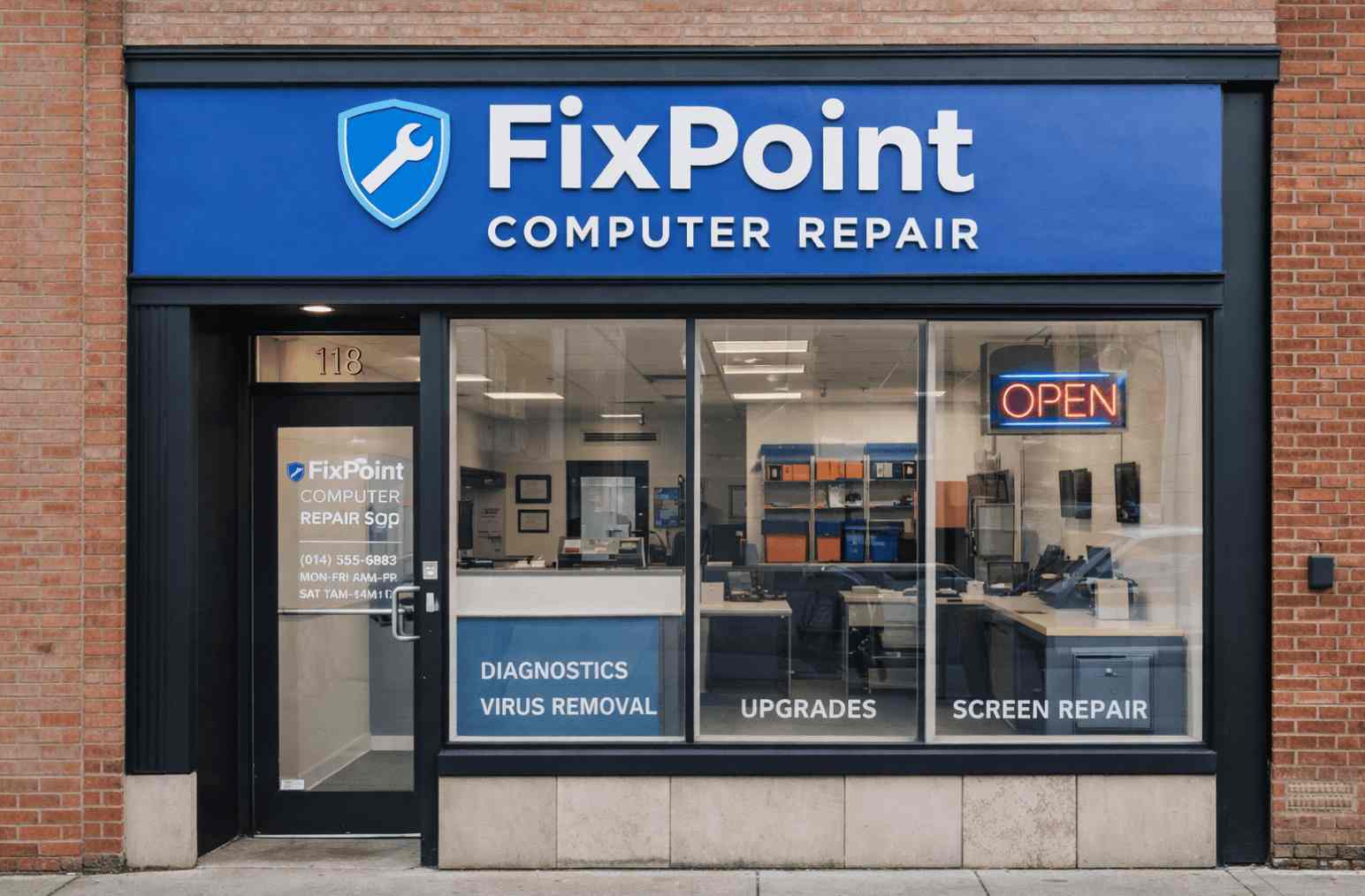 Computer Repair Business Plan Example (FixPoint Computer Repair)